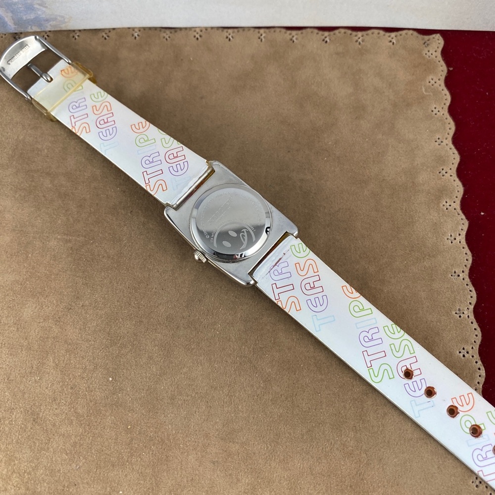 Vintage Joe Boxer Smiley Face Watch Rainbows - Gem